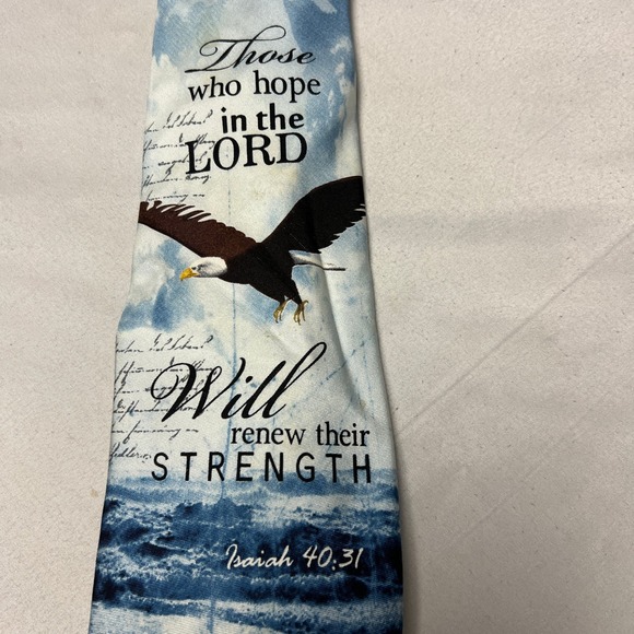 Eagles Wings | Accessories | Eagles Wings Silk Tie Eagle Isaiah 43 ...
